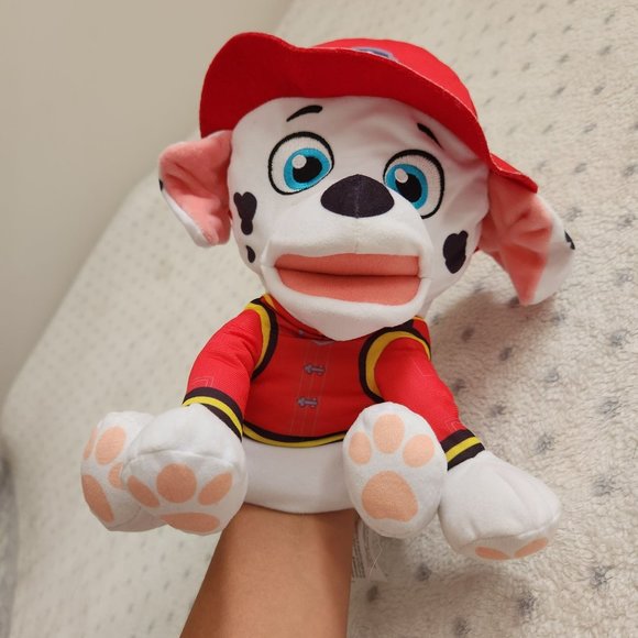 Paw Patrol | Toys | Paw Patrol Marshall Hand Puppet Talks Firefighter ...